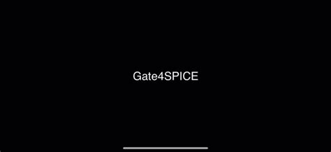 Seitech Solutions On Linkedin Gate4spice Intacs