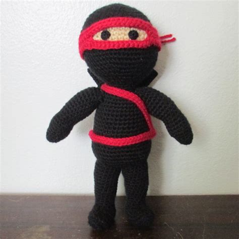 Amigurumi Ninja Doll Crochet Ninja Doll Stuffed Ninja Ninja Etsy