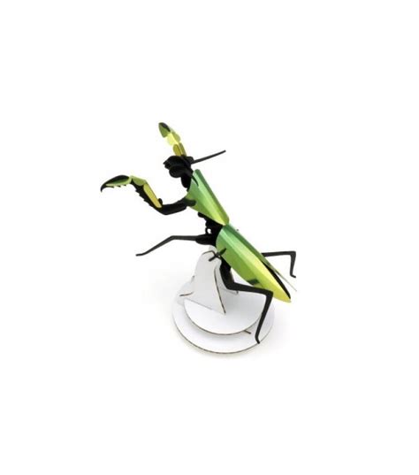 Assembli 3d Insect Praying Mantis Mango Green Metallic