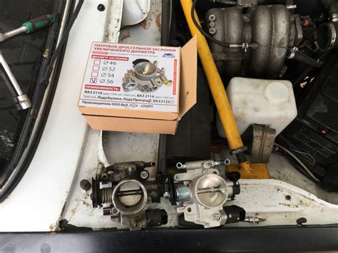 56мм дроссель, облегчённый маховик и новое сцепление. — Lada 210740, 1 ...