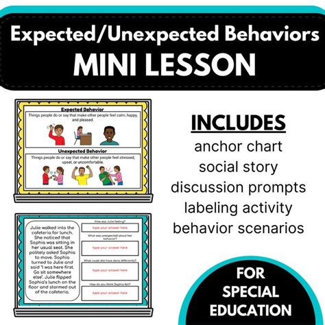 Expectedunexpected Behavior Mini Lesson
