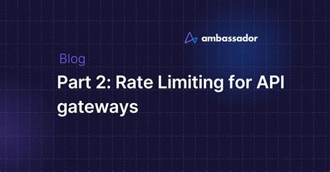 api gateway rate limiting strategies for optimizing performance