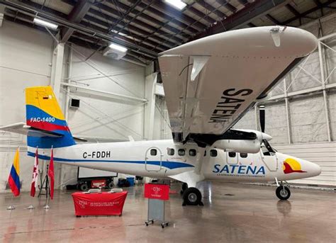 Satena Recibe Nuevo Avión Para Conectar Zonas Remotas Del País