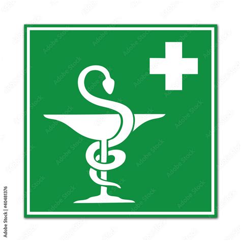Señal Simbolo Farmacia Stock Illustration Adobe Stock