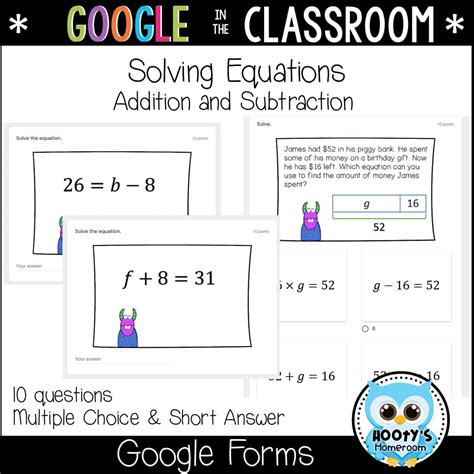Algebraic Expressions Using Google Forms Hooty S Homeroom