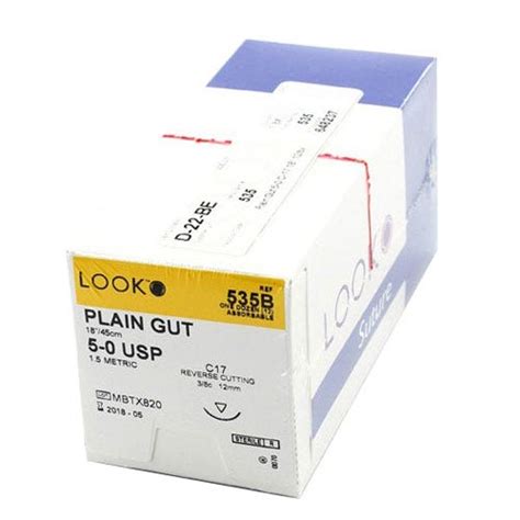 Plain Gut Sutures 5 0 C 17 Reverse Cutting 18 Ace Southern