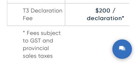 200 T3 Declaration Fee Rnbdb