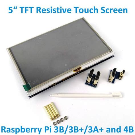 5 Inch Spihdmi Touch Screen Display For Raspberry Pi
