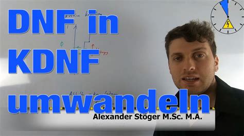 Dnf Kdnf Disjunktive Normalfunktion Kanonische Disjunktive