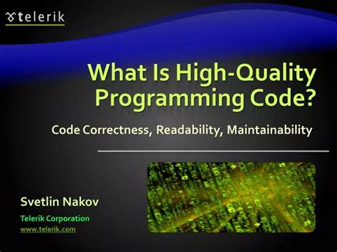 Ppt What Is High Quality Programming Code Powerpoint Presentation