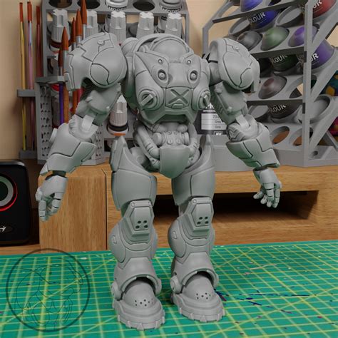 Obj File Terran Marine Starcraft 🎲・3d Printable Design To Download・cults