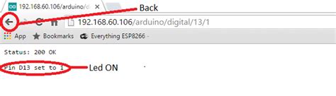 Web Server Blink Using Arduino Uno Wifi
