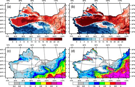 Spatial Distributions Of 6 Months From April To September Mean Download Scientific Diagram