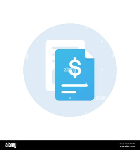 Invoice Icon Payment And Bill Invoice Tax Sign Design Paper