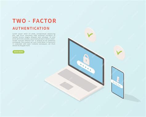 Premium Vector Twofactor Authentication Verification Identity By