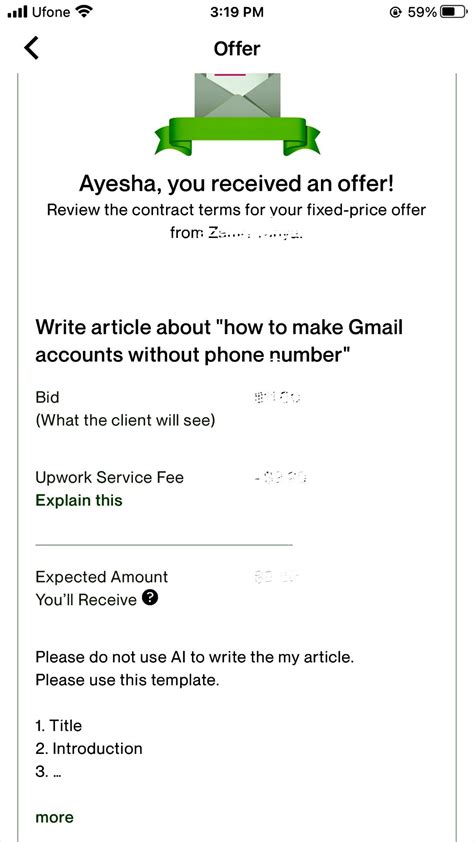ayesha qadir on linkedin another day another offer ♥️ upwork 💯 46 comments