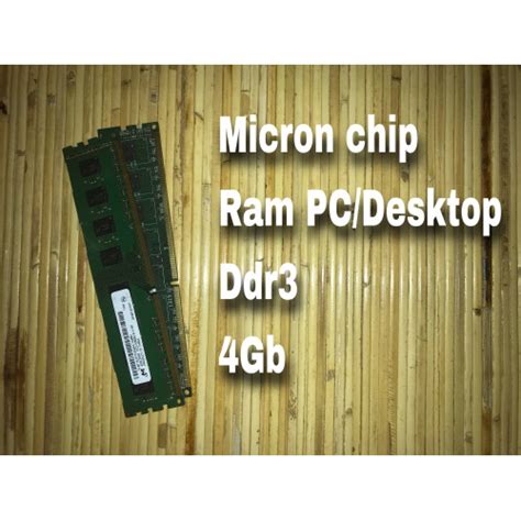 Promo Ram Ddr3 4gb Longdimm Untuk Pc Desktop Micron Kota Tangerang