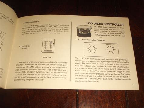 Matrixsynth Ultra Rare 1974 Mini Moog Synthesizer Accessory Operation Manual