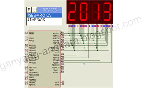 Membuat Program 4 Digit 7segmen Atmega16 Membuat Program 4 Digit 7segmen Atmega16