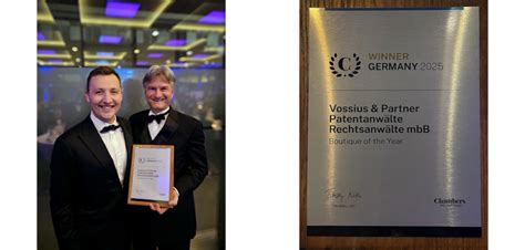 Chambers Germany Awards 2025 Vossius Wins Boutique Of The Year