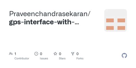 GitHub Praveenchandrasekaran Gps Interface With Arduino