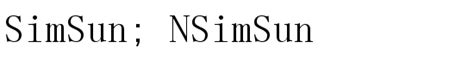 Download Simsun Nsimsun Font Thousands Of Fonts To Download For Free