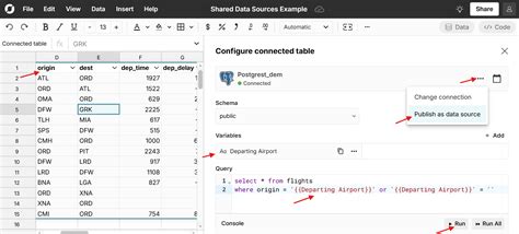 Shared Data Sources Share Queries As Dynamic Data Sources Row Zero