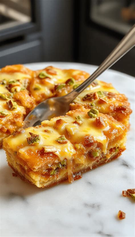 Honey Pistachio Baklava Cheesecake Spoonfuse