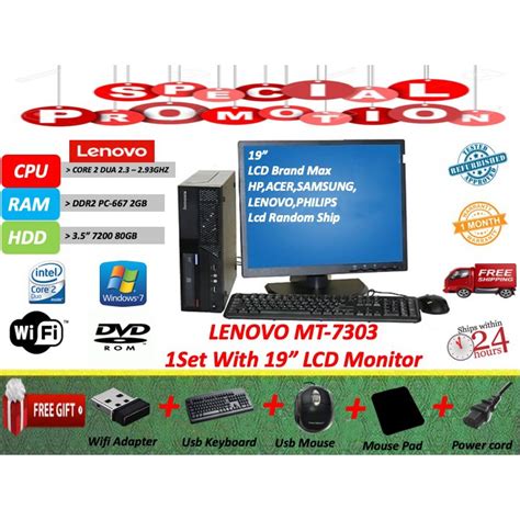 Refurbished Lenovo Thinkcentre Mt M C D Sff Desktop Pcbuy Now Free Accessories