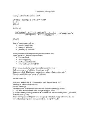 Chem Lecture Notes Chapter What We Want To Know About