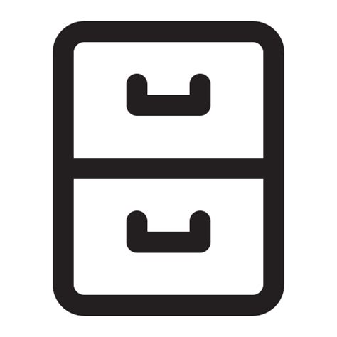 Database Generic Outline Icon