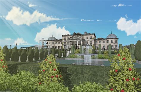 [로판]19세기 유럽풍 저택 저택 외부