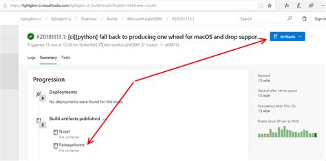 Build And Store Appveyor Artifacts Issue Microsoft LightGBM GitHub
