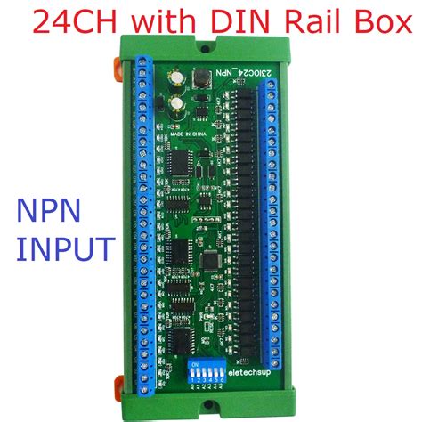 23ioc24 24 Ch Npn Multifunction Rs485 Remote Io Module Plc Di Do