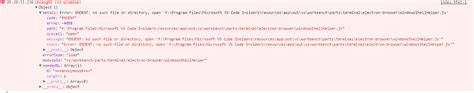 Error Enoent No Such File Or Directory Open Windowsshellhelperjs