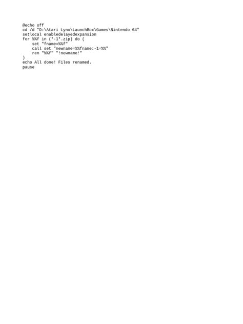 Echo Off Batch Pdf