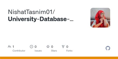 Github Nishattasnim01university Database Query