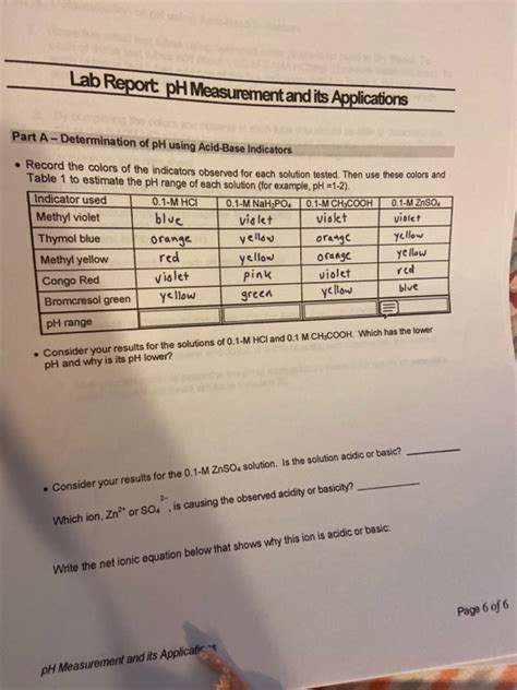 Lab Measuring Ph Lab Report Edgenuity At Zachary Mustar Blog