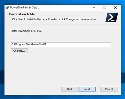 powershell core 6 をインストールする powershell ウィンドウで「新しいクロスプラットフォームの