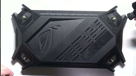 How To Connect Antennas With Asus Rog Rapture Gt Ax6000 Ax Youtube