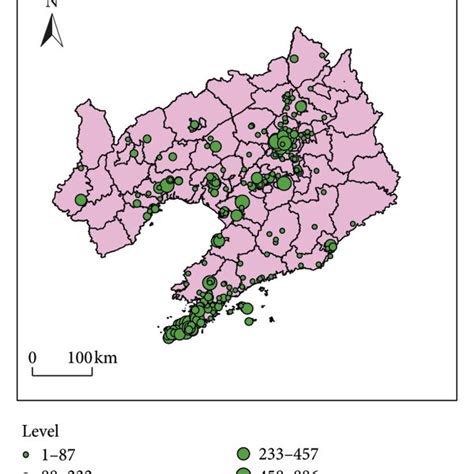 Spatial Variation Of The Scale Of Primary Schools In Liaoning Province Download Scientific