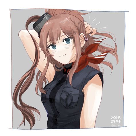 Zippo Teifujou Saratoga Kancolle Kantai Collection Highres 1girl Black Dress Blue Eyes