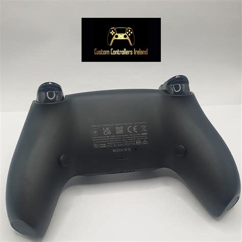 Midnight Black Ps5 Custom Controller Back Buttons Custom Controllers Ireland