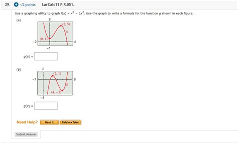 Solved Points LarCalc P R Use A Graphing Chegg