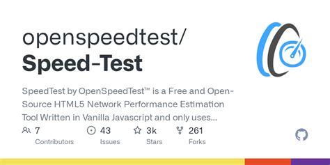 Speed Testhostedhtml At Main · Openspeedtestspeed Test · Github