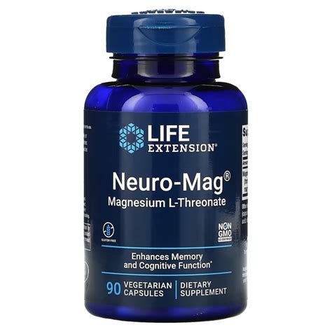 Life Extension Neuro-Mag Magnesium L-Threonate (90vcaps) – купить ...