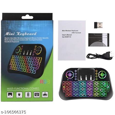 Mini Wireless Keyboard 2 4ghz Air Touchpad Mouse Compatible With Android Tv Box Smart Tv