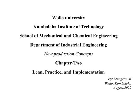 chapter two lean pdf