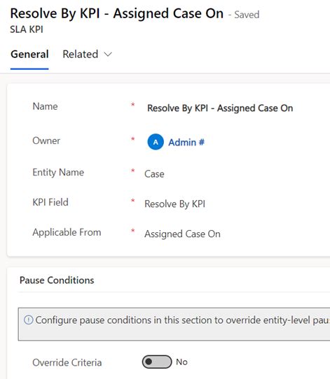 configure sla s and kpi s in microsoft dynamics 365 service